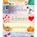 Spanish Watercolor Nature Themed Month Printable, Pocket Chart Calendar ...
