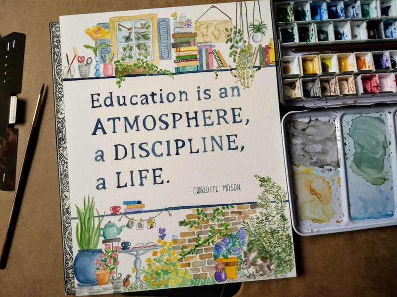 11x14 Digital Download Charlotte Mason Quote Art Prints Set of | Etsy