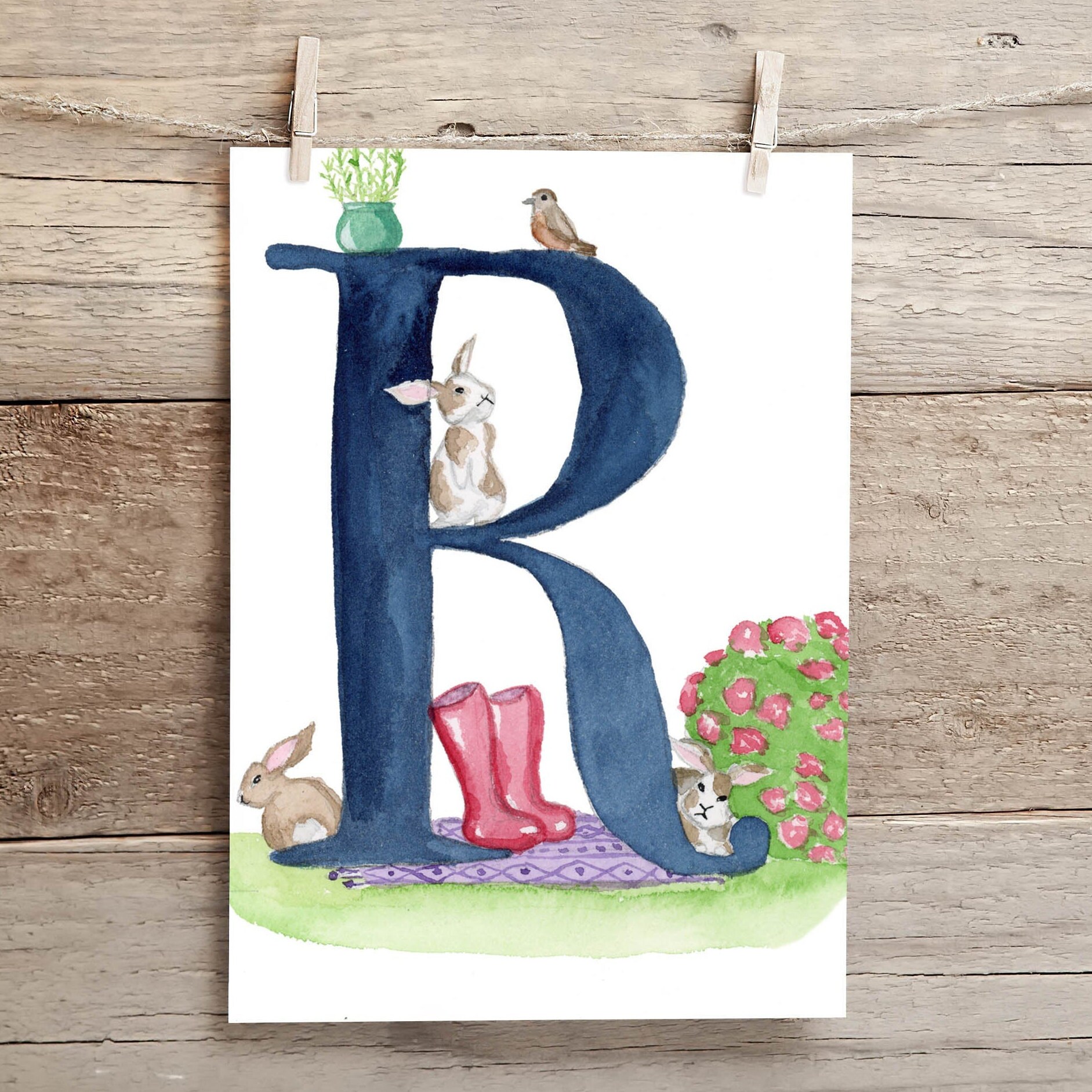 The Letter R In Nature