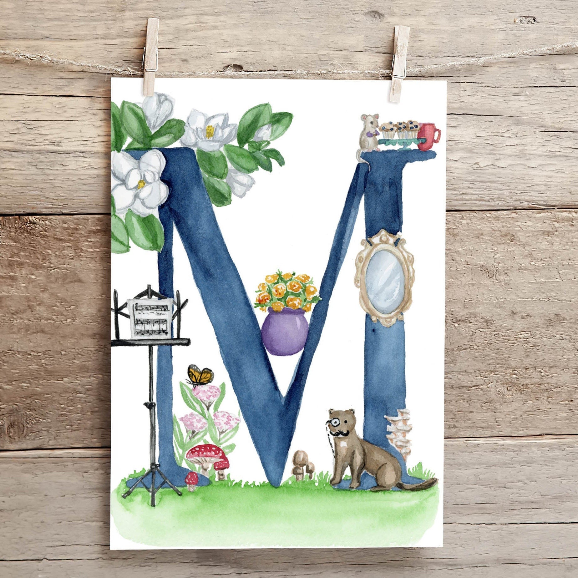 The Letter M In Nature