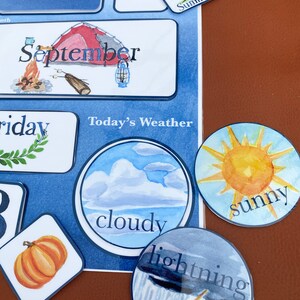 Digital Download Medium Watercolor Nature Calendar Kit - Etsy