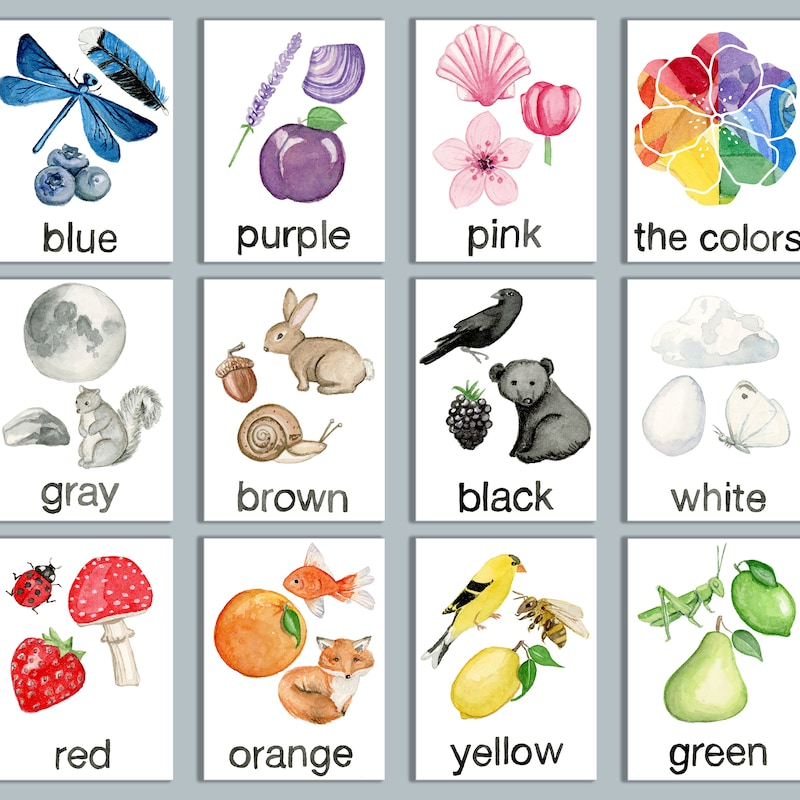 Nature Theme Cards - Etsy