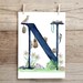 Watercolor Student Desk Name Plate Digital Download; Book Themed Desk ...