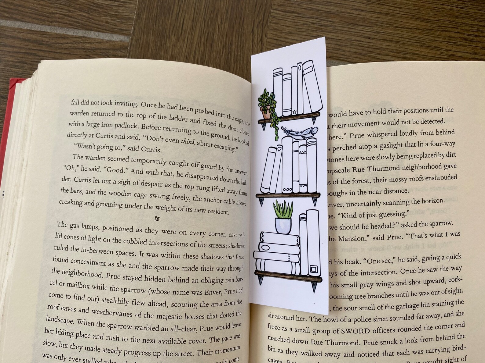 Bookshelf Reading Log Bookmark Printable; Color, Black & White, and ...