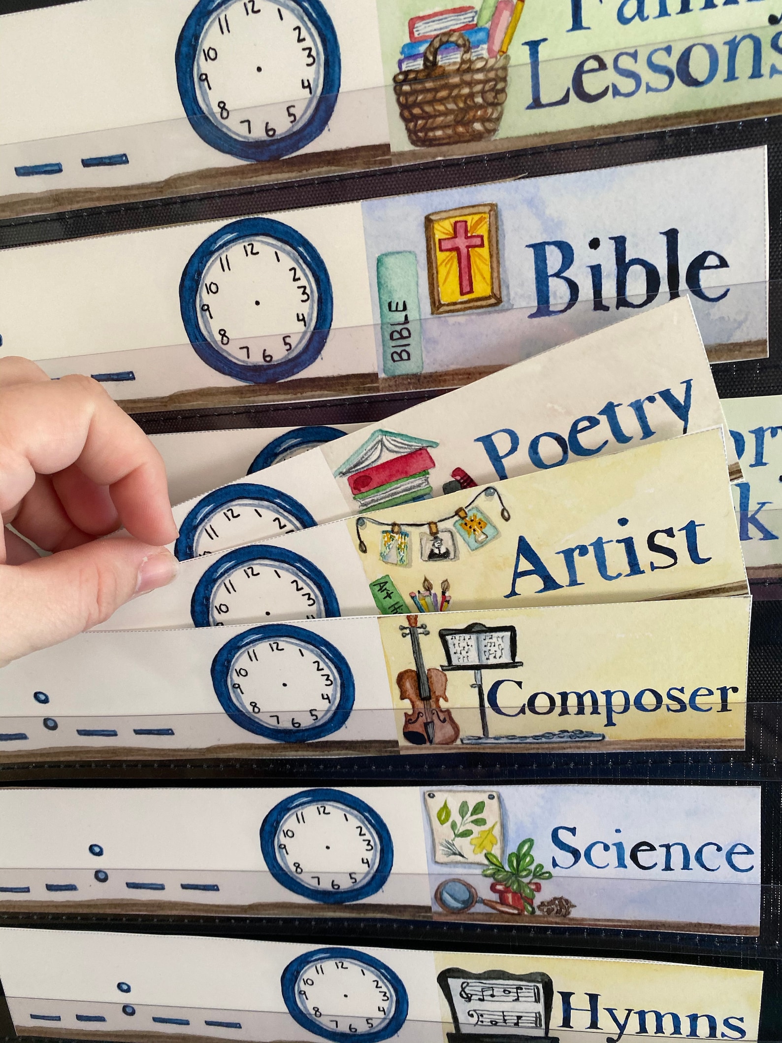 Pocket Chart Picture Schedule Kindergarten Picture Schedule - Etsy