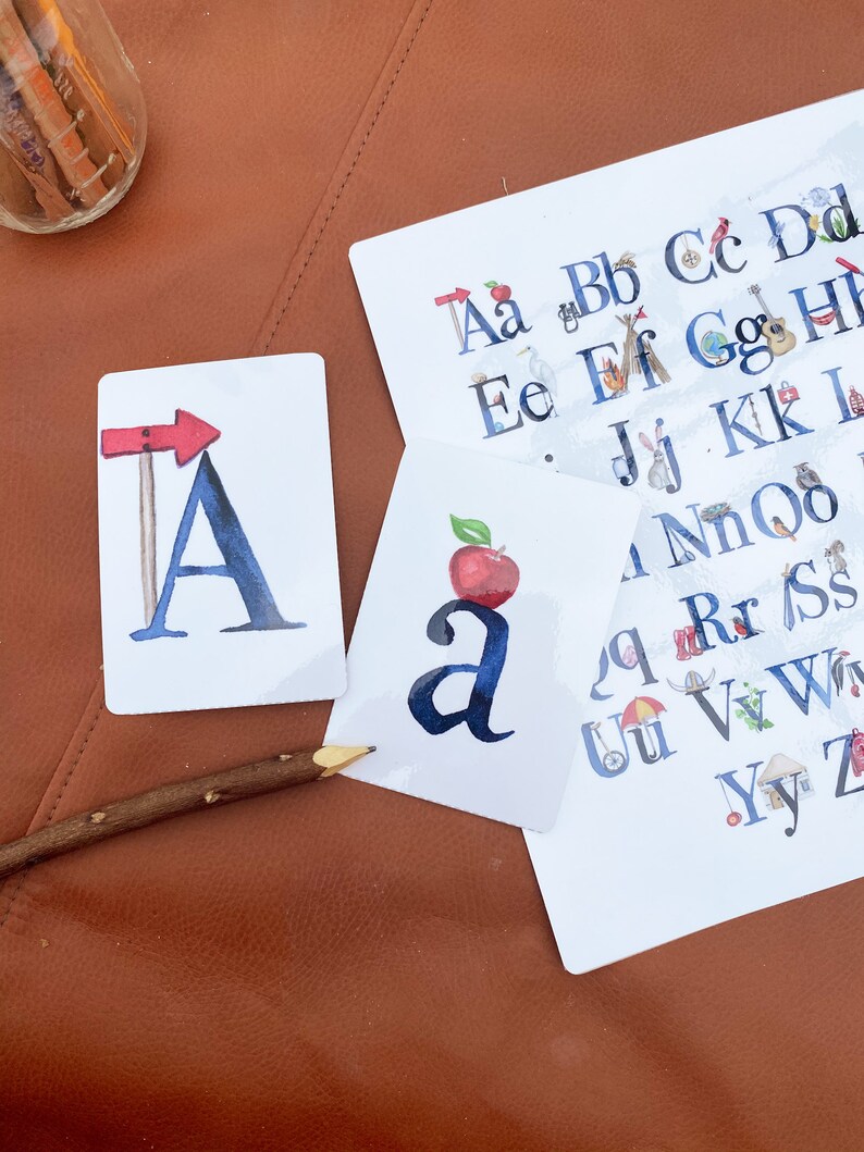 Digital Download Adventure Alphabet Upper and Lowercase Cards | Etsy