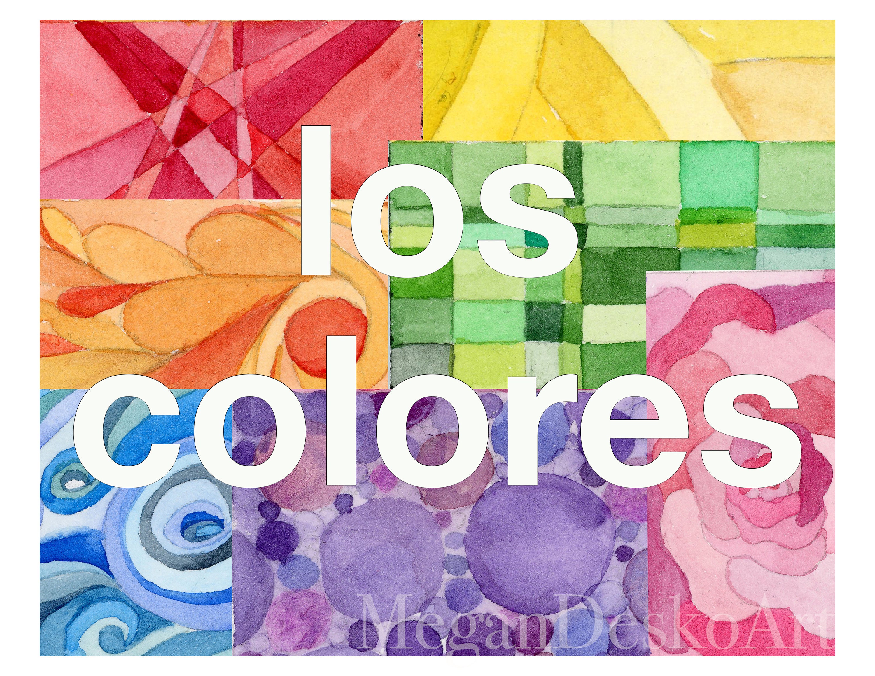 Digital Download Spanish Colors, Spanish Color Flash Cards, Classroom ...