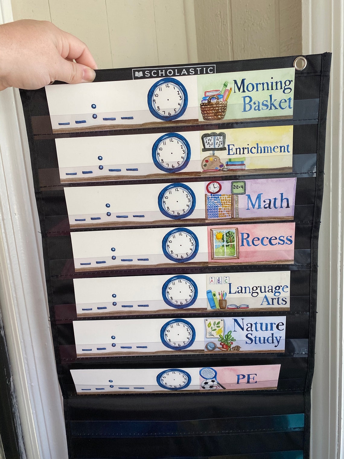 Pocket Chart Picture Schedule Kindergarten Picture Schedule - Etsy