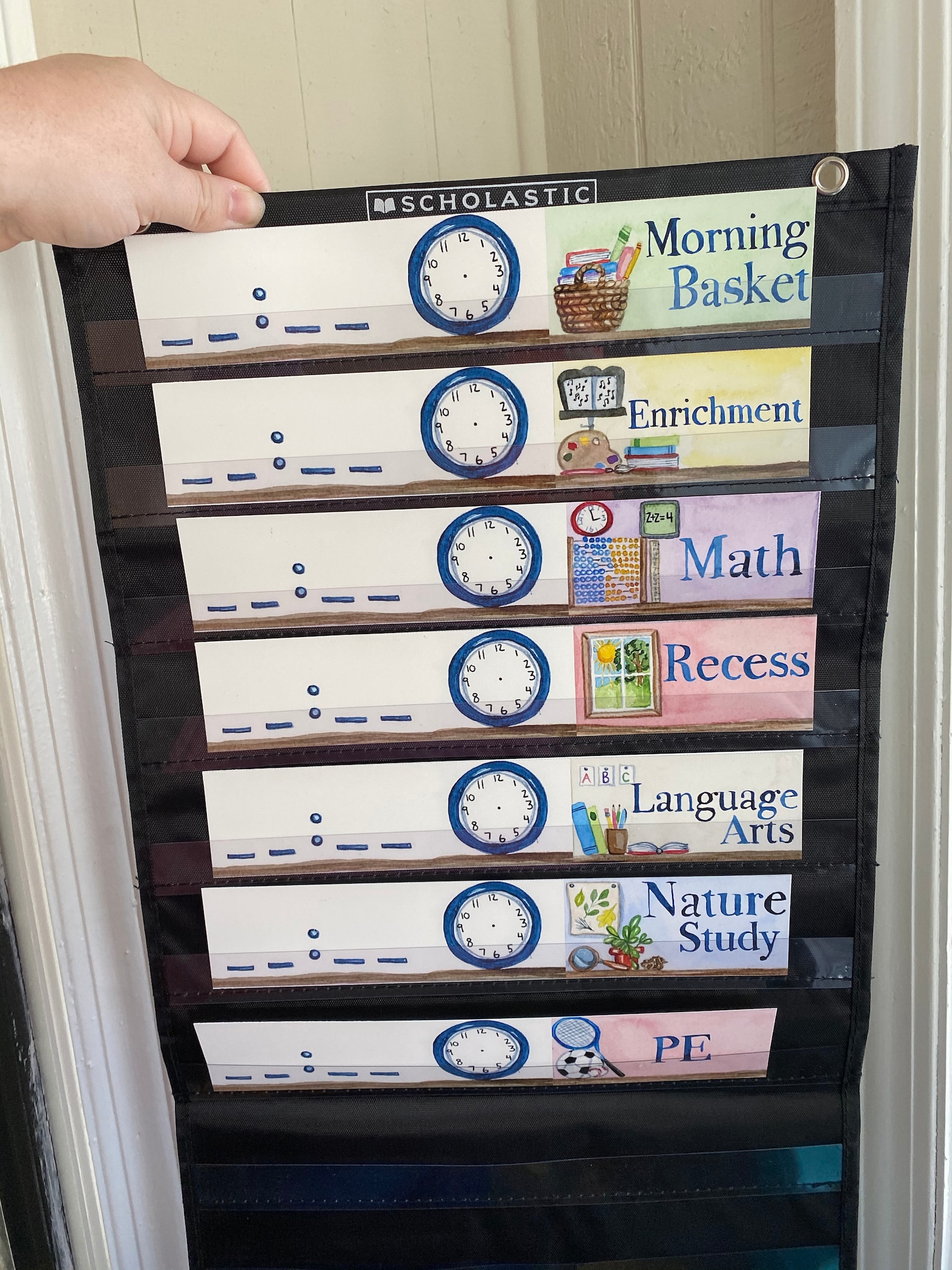 Pocket Chart Picture Schedule Kindergarten Picture Schedule - Etsy