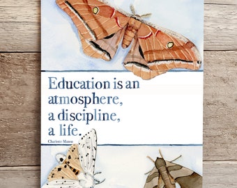Nature Habit Charlotte Mason Quote Homeschooling Digital - Etsy