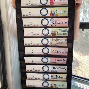 Pocket Chart Picture Schedule, Kindergarten Picture Schedule, Preschool ...