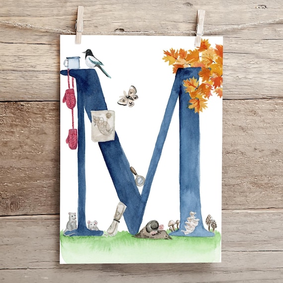 The Letter M In Nature