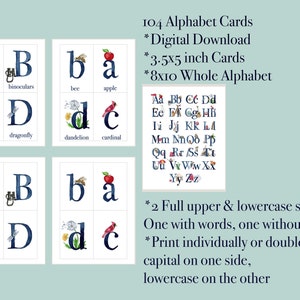 Digital Download Adventure Alphabet Upper and Lowercase Cards - Etsy