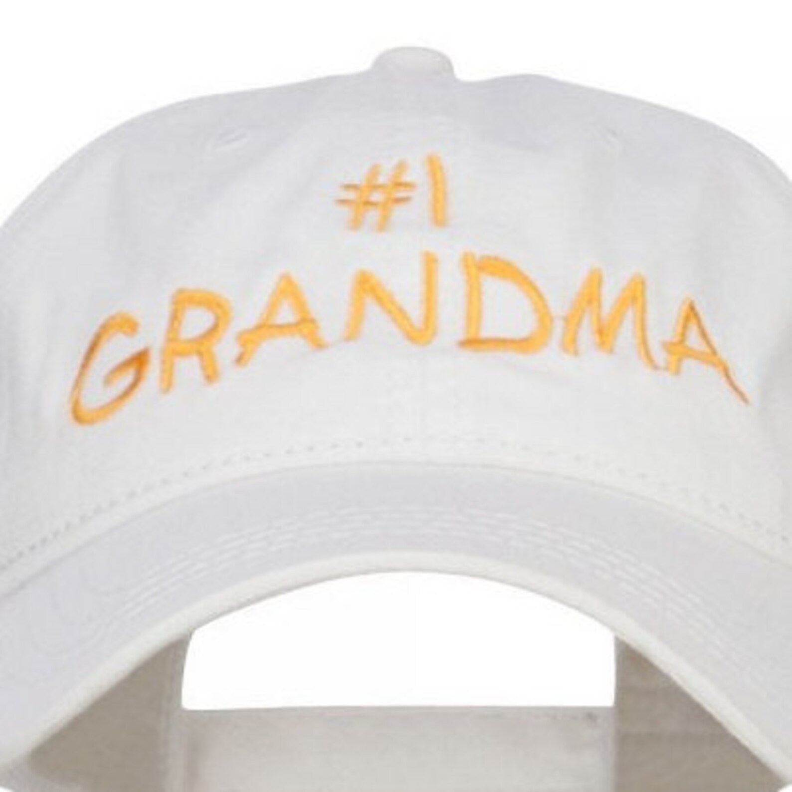 Number 1 Grandpa/number 1 Grandma Letters Embroidered Washed - Etsy