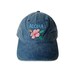 Hawaii Flower Aloha Embroidered Washed Cap Vacation Hat - Etsy