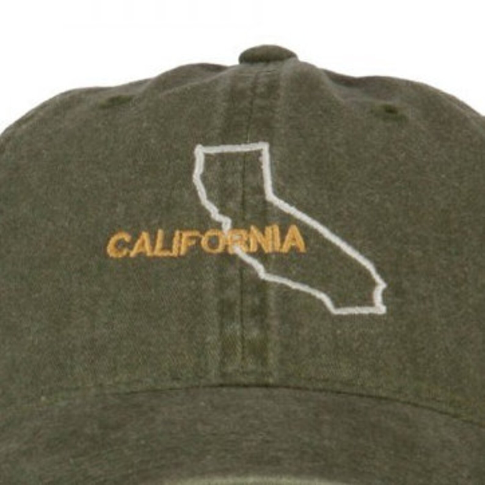 State With Map Outline Embroidered Washed Cap Dad Hat Dad Cap - Etsy