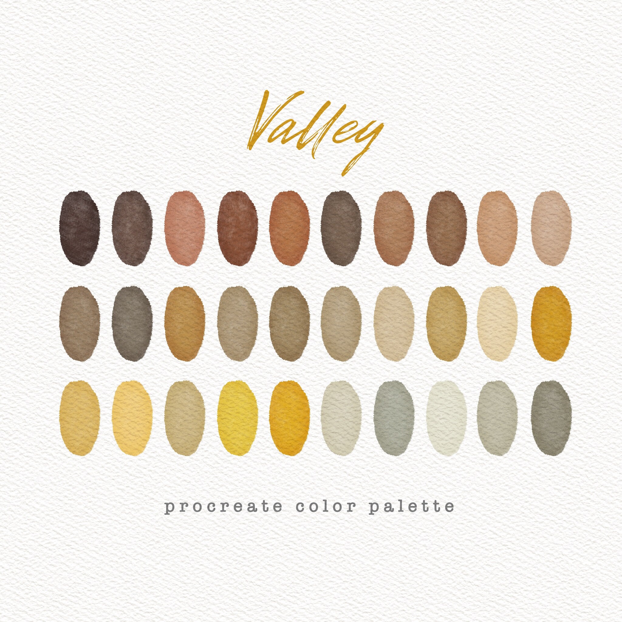 Valley Color Palette, Procreate Color Palette, Colour Palette, Colors ...
