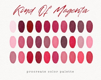 Color Palette Magenta - Etsy