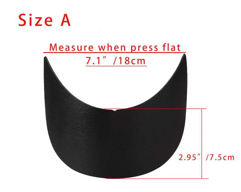 Tariffs Free !10pcs of Baseball Cap Hat Brim ,curved Bill Insert Visor ...