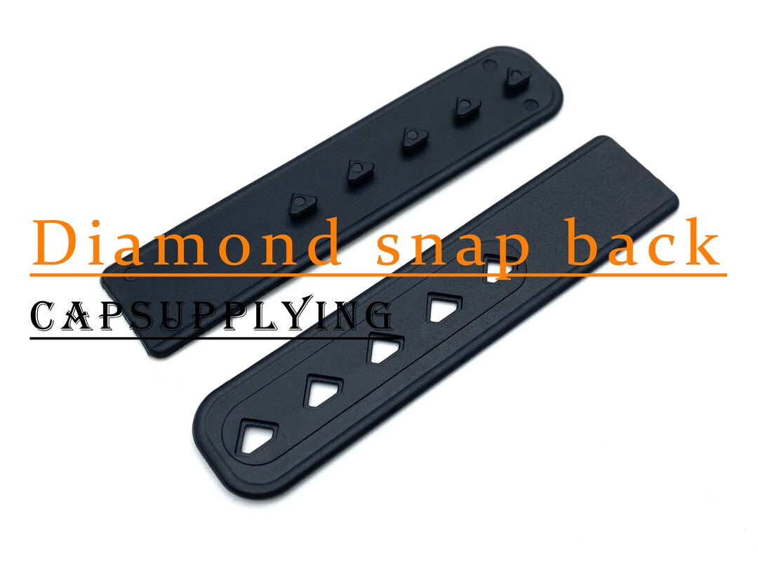 Cap Hat Plastic Diamond Shape Snapback Strap Buckle Replacement ...