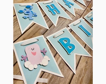 Blues Clues, Blues Clues Sign, Blues Clues Party, Blues Clues Personalized Sign, Magenta ...