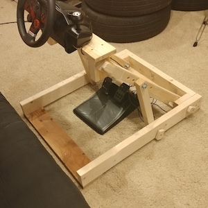 Low-profile Collapsible Racing Wheel Stand (2day I) DIY Build Plans ...