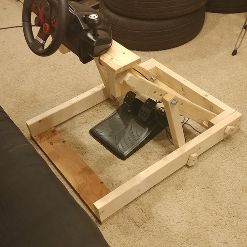 Low-profile Collapsible Racing Wheel Stand 2day I Plans - Etsy