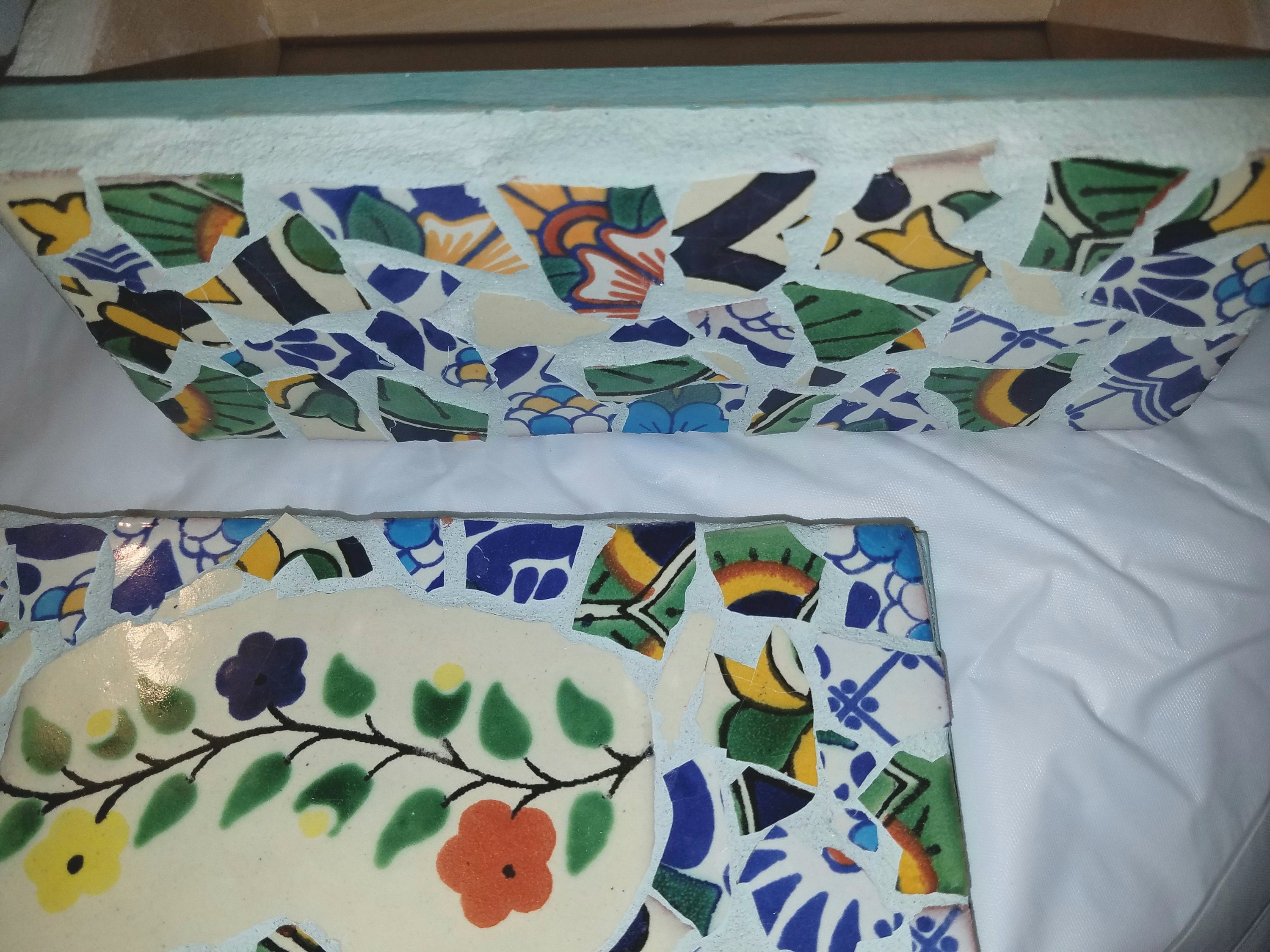 Mexican Talavera Tile Mosaic Box With Sliding Lid Made With Authentic ...