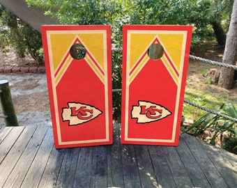 Chiefs Cornhole | Etsy