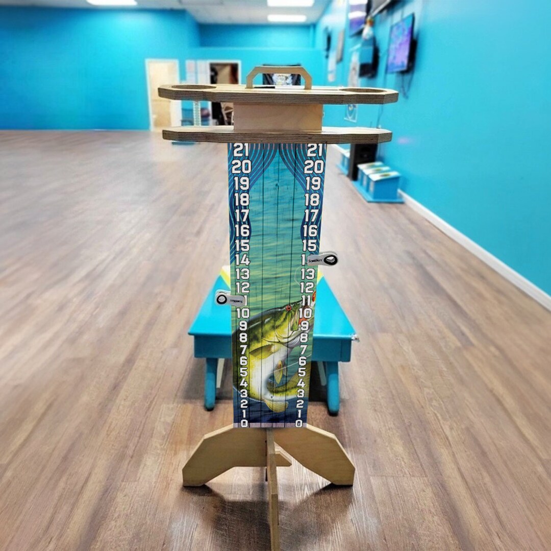 Bass Fishing Cornhole Scoretower Score Keeping System / Custom Cornhole ...