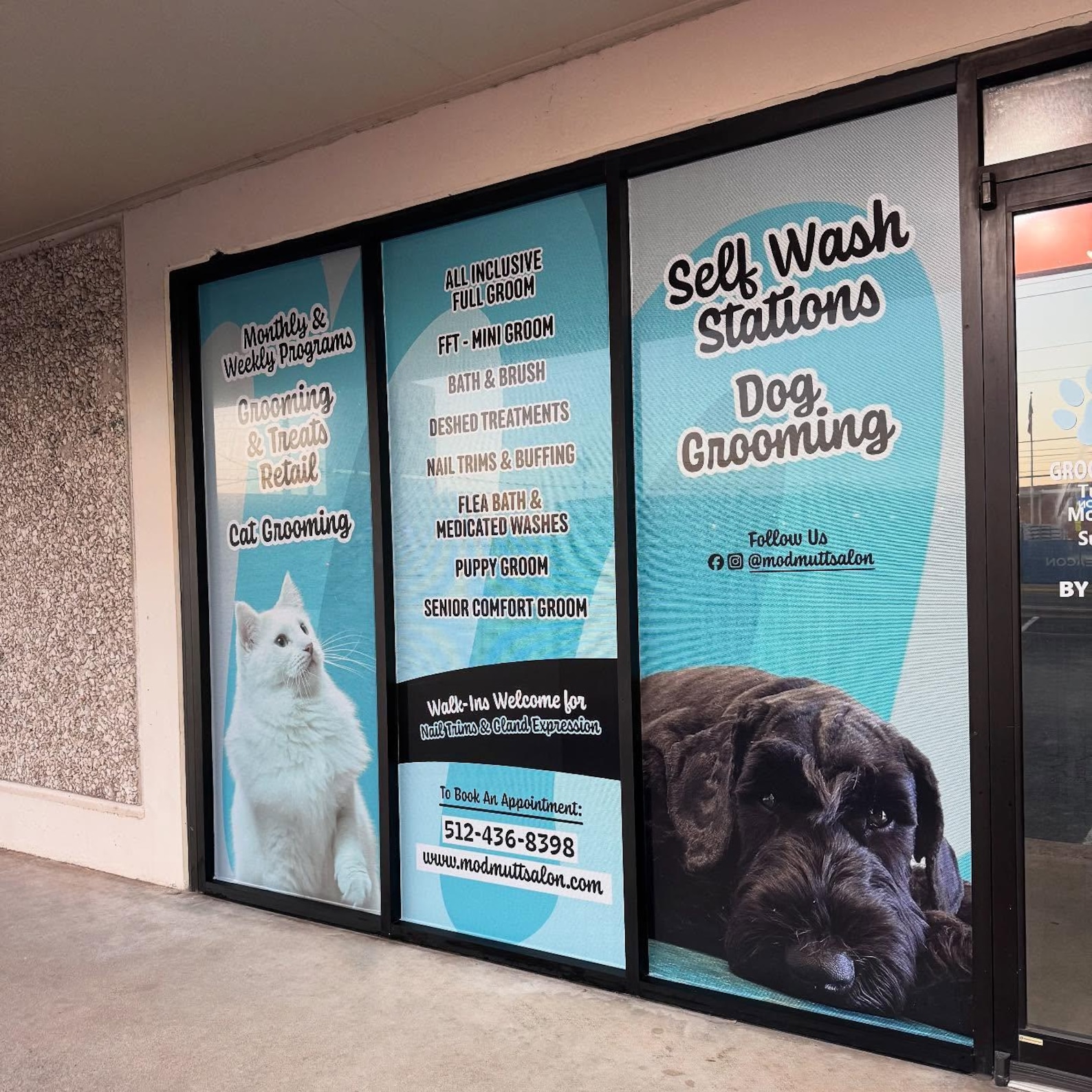 Custom Window Decals for Businesses and Storefronts - Perforated Vinyl ...