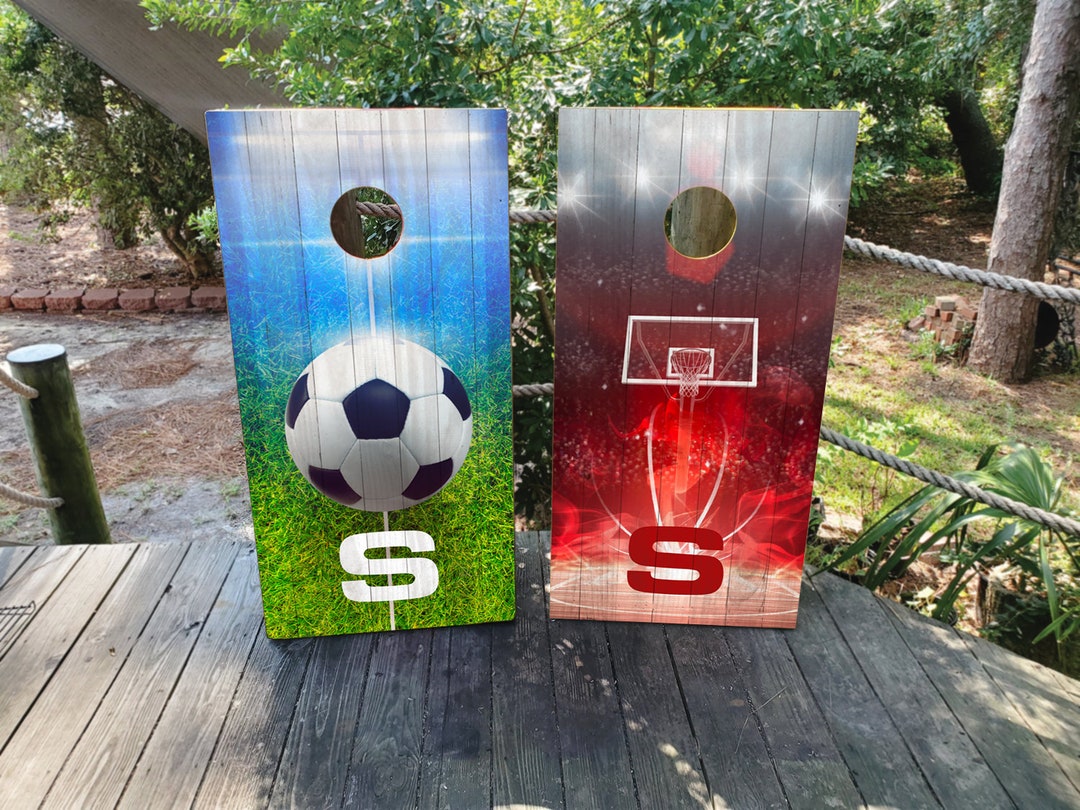 WATERPROOF & NON FADING Custom Cornhole Wraps / Pair of Custom Cornhole ...