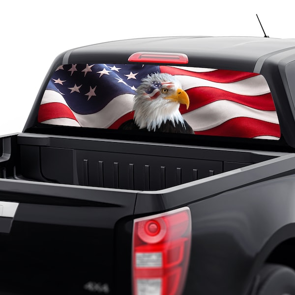 Eagle Rear Window Decal - Etsy