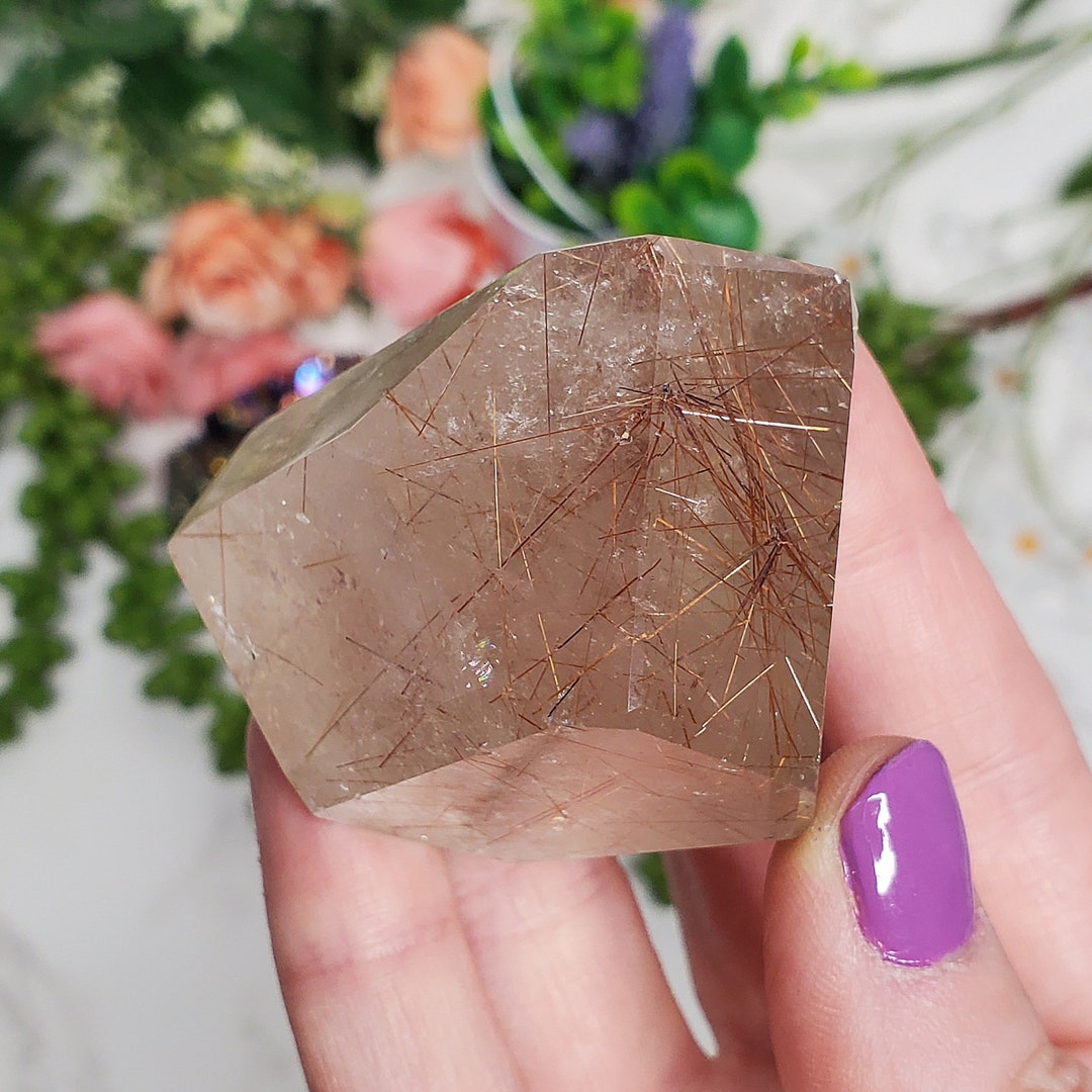 Copper Rutilated Quartz Freeform - Etsy