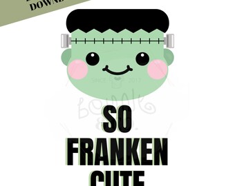 Frankenstein Halloween PNG Digital Download Hand Drawn Sublimation ...