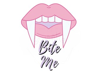 Bite Me PNG - Etsy