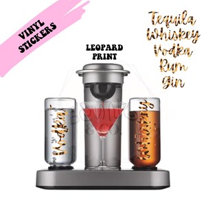 Leopard Print Bartesian Labels - Etsy