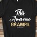 Awesome Grampa Shirt T-shirt Grampa Gift From Granddaughter Grandson ...