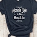 Nonnie Life is the Best Life Nonnie Shirt for Grandmother Nonnie ...