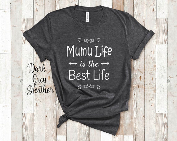 Mumu Life is the Best Grandma Tshirt Finnish Grandmother Gift - Etsy