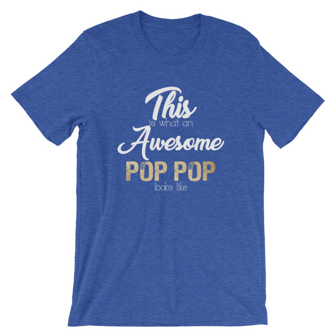 Awesome Pop Pop Shirt Tshirt Pop Pop Gift from Granddaughter | Etsy
