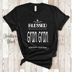 Blessed Gran Gran Grandma Tshirt Special Grandmother Gift Idea | Etsy