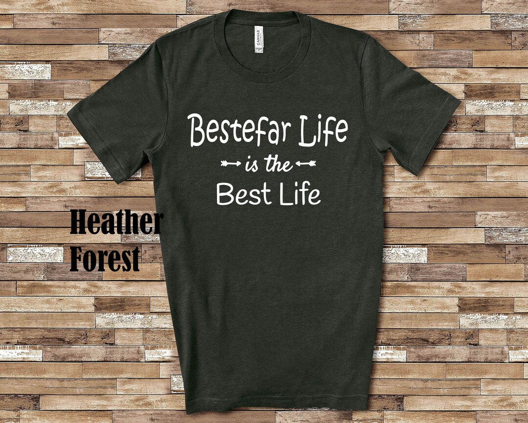Bestefar Life is the Best Life Shirt Best Grandpa Gift Idea for Norway ...