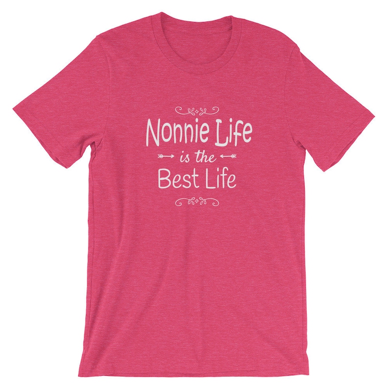Nonnie Life Is The Best Life Nonnie Shirt for Grandmother | Etsy