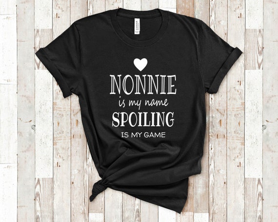 Nonnie is My Name Grandma Tshirt Italy Italian Grandmother - Etsy