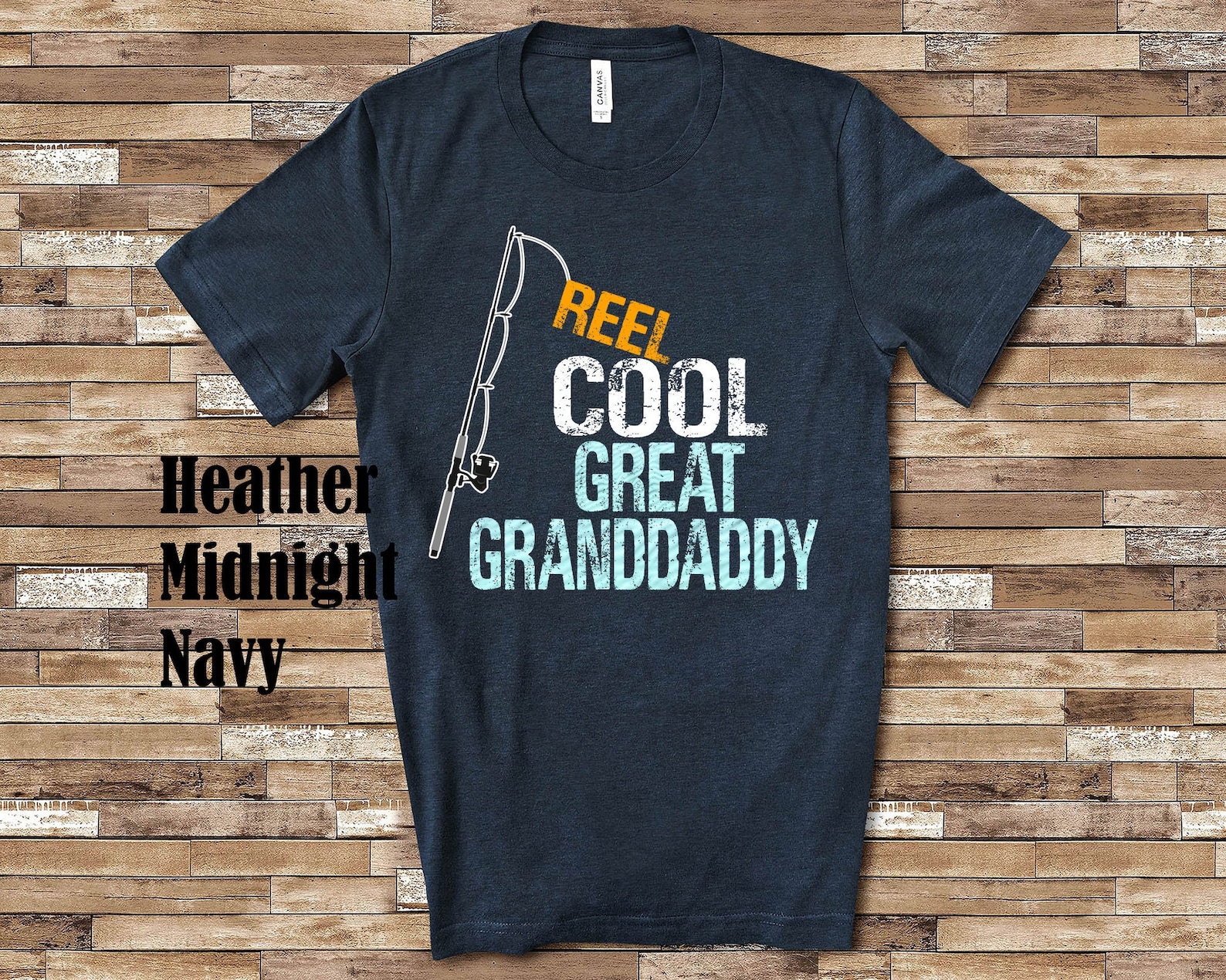 Reel Cool Great Granddaddy Shirt Great Grandpa Gift From Granddaughter ...