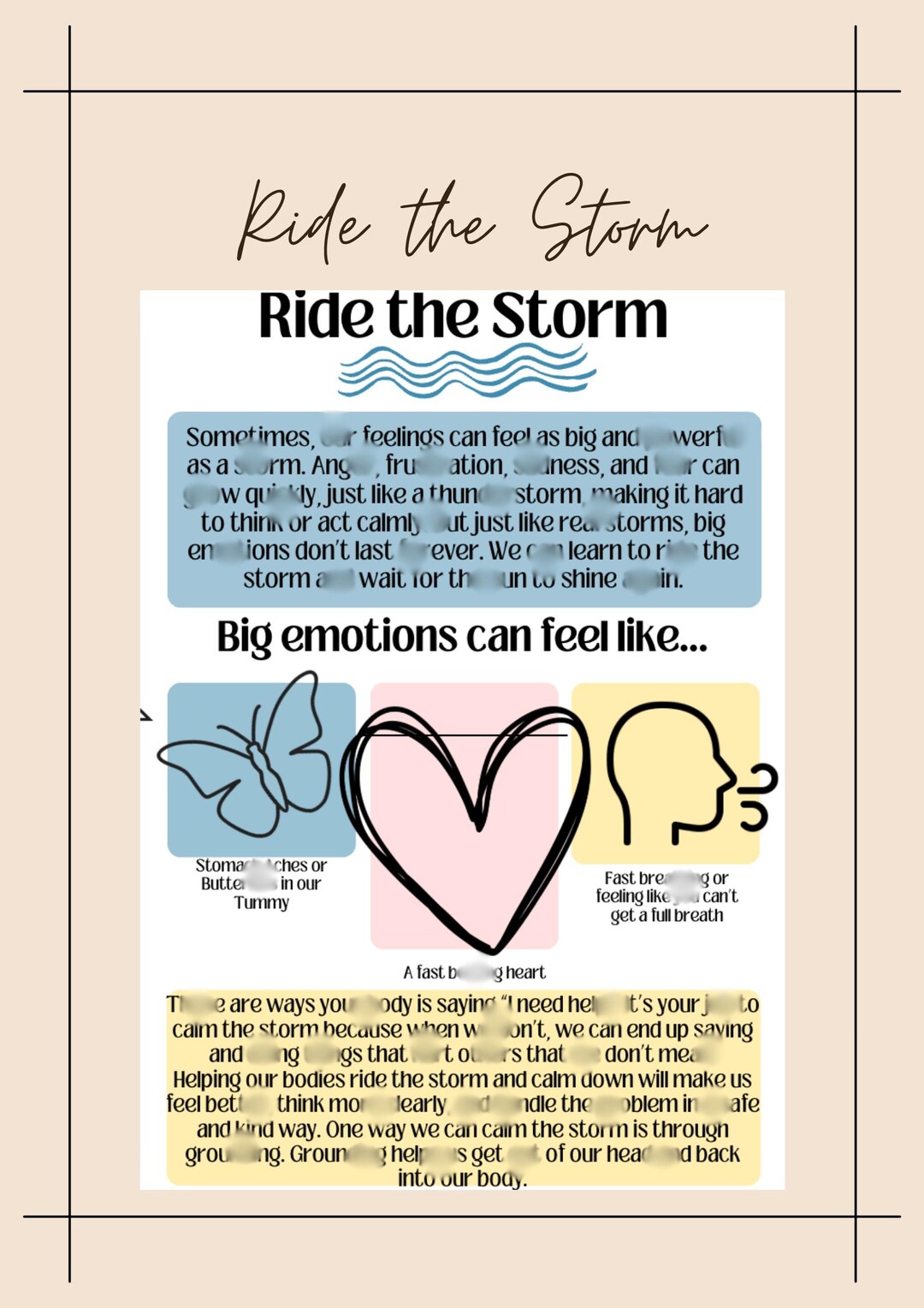 Anger Management, Coping With Big Emotions, Premade CBT and DBT Tool ...