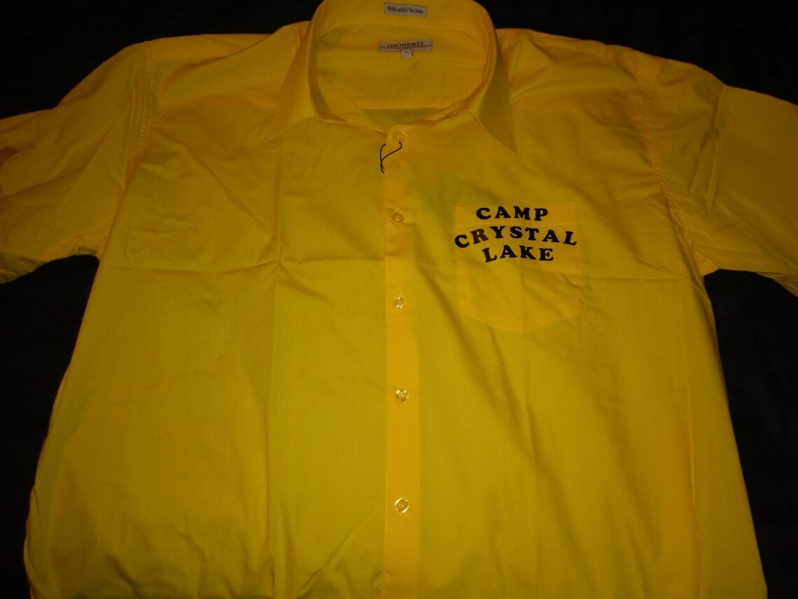 Replica Friday The 13th Camp Crystal Lake Counselor Button Up Etsy