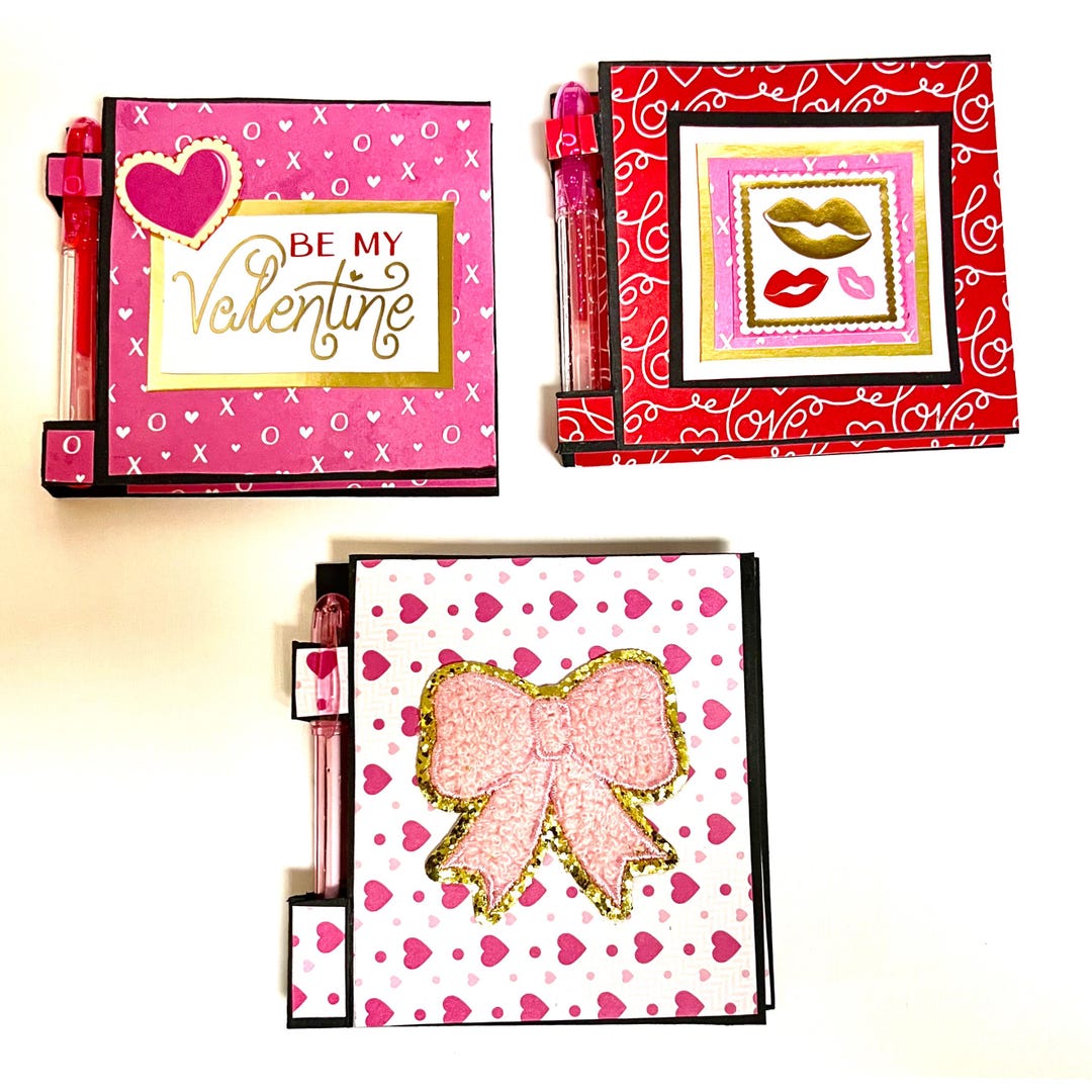 Valentine Sticky Note Pads, Cute Note Pad With Mini Pen, Perfect Gift ...