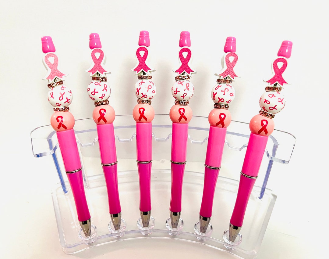 Breast Cancer Awareness Ribbon Pens - Etsy